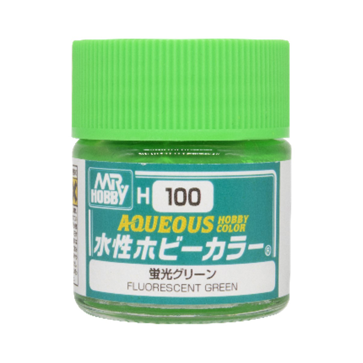 Aqueous Hobby Color Fluorescent Green (Gloss) - Mr. Hobby